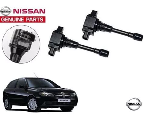 Kit 2 Bobinas De Encendido Nissan Almera 1 8 2004 Original Meses Sin