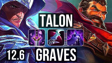 TALON Vs GRAVES JNG 8 0 5 1 4M Mastery Legendary 500 Games KR