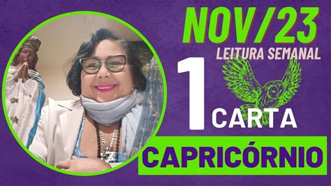 CAPRICÓRNIO Leitura Semanal NOVEMBRO DE 2023 Emília da Grande Mãe