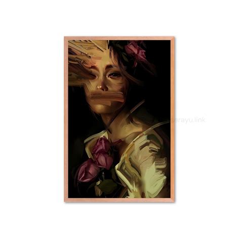 Jual Poster Art Print Rahasia Wanita Dan Kesedihan Plus Bingkai Kayu