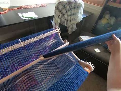 Weaving On The Ashford 48 Rigid Heddle Loom YouTube
