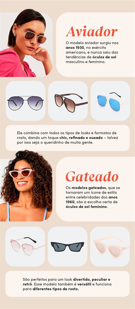 Óculos de sol como escolher o modelo ideal para o seu rosto Estilo