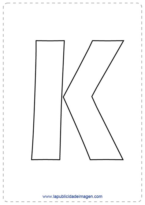 Letras K Para Imprimir Recursos Educativos Para Maestros