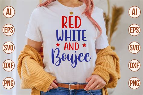 Red White And Boujee Graphic By Creativemim2001 Creative Fabrica
