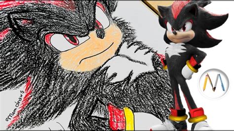 How To Draw SHADOW SONIC Shadow The Hedgehog YouTube