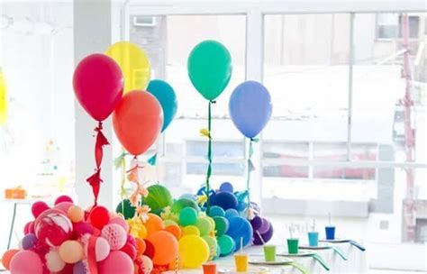 5 Ideas fáciles y originales para decorar con globos Fiestas
