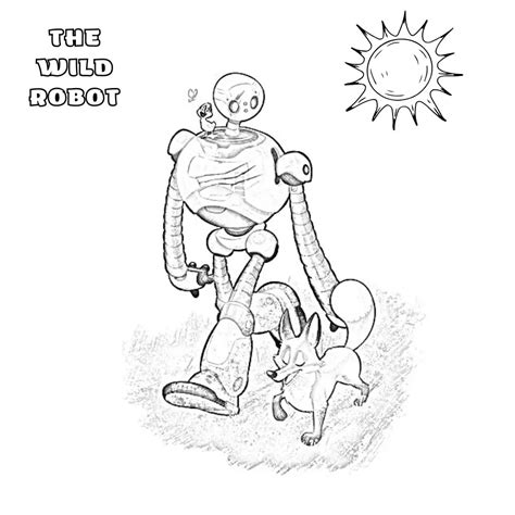 The Wild Robot Coloring Pages To Print Free Printable Coloring Pages