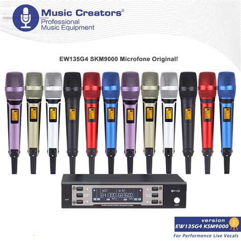 SENNHEISER EW135G4 UHF Microfone De Mão Profissional Sem Fio De Canal