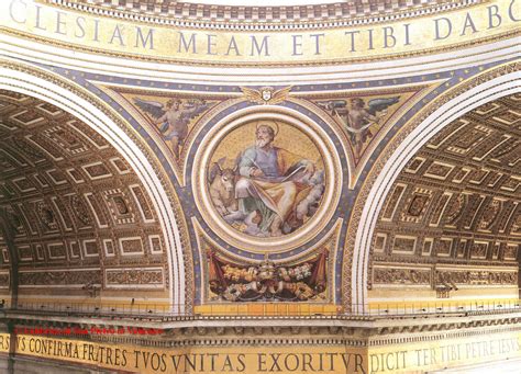 Cupola Mosaics Of St Peter S Basilica