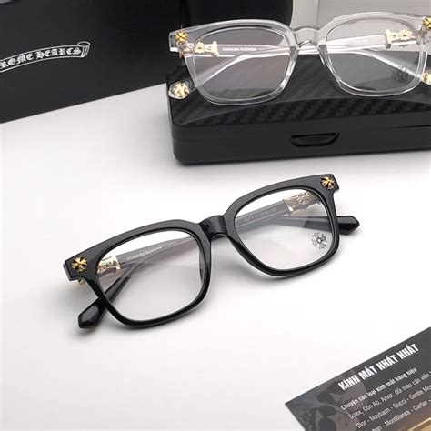 Gọng kính Chrome Hearts phiên bản cao cấp CH vuông cá tính Shopee