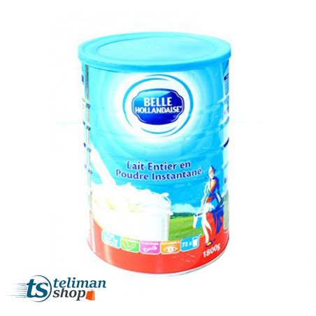 Carton Lait en Poudre instantanée Belle Hollandaise 1800gr 6 Boites