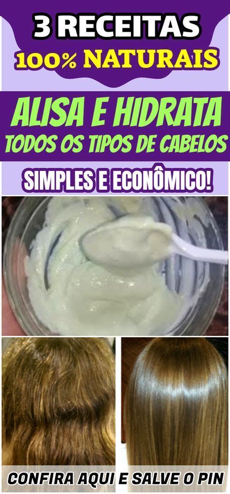 Receita de Progressiva Caseira Café Cabelo alisado Receita de