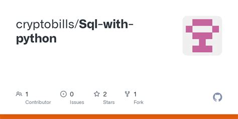 GitHub Cryptobills Sql With Python