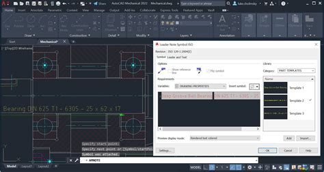 Mechanical Toolset In Autodesk Autocad Features