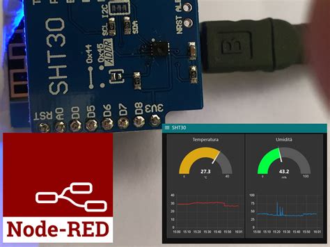 RaspberryNodeRed Esp8266 SHT30