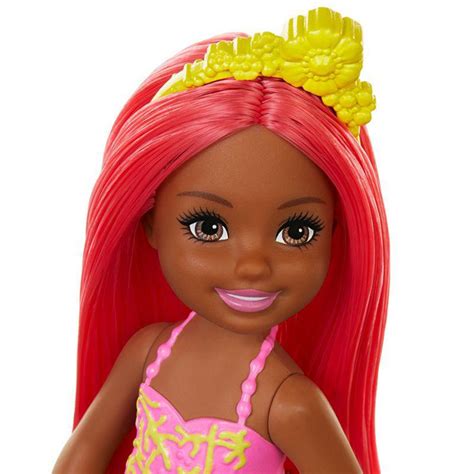 Mu Eca Chelsea Sirena Barbie Dreamtopia Inch Con Pelo Y Cola Color