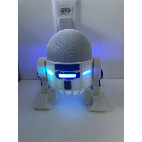 Suporte Alexa Star Wars Echo Dot 4 Geração Droid R2D2 Oferta relâmpago