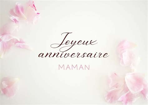 Joyeux Anniversaire Maman Id Es De Textes Touchants Message D Amour