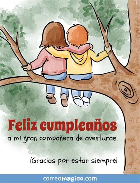 Tarjeta de Cumpleaños para mi Hermana para enviar por Whatsapp