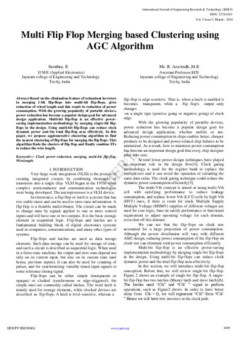 pdf ijert multi flip flop merging based clustering using agc algorithm ijert journal