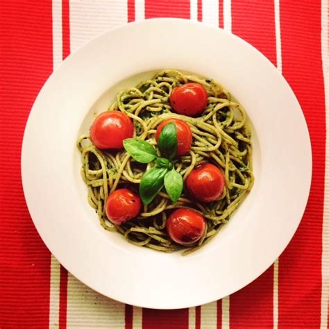 Spaghetti Met Groene Pesto Whatsthatsmell Nl