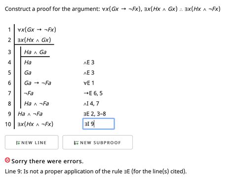 logic using exists elimination rule to prove an argument fitch style mathematics stack
