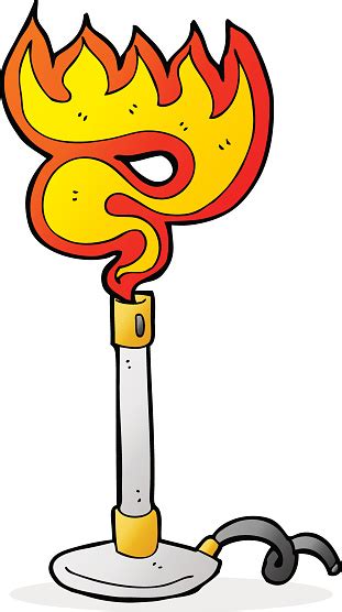 Cartoon Bunsen Burner Stock Vector Royalty Free FreeImages
