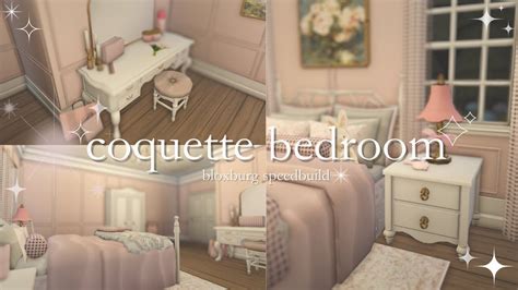 ୨୧ coquette bedroom bloxburg speedbuild in 2024 Tiny house