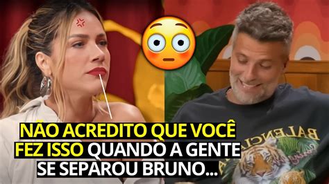 CLIMA TENSO GIO EWBANK DESCOBRE PODRE DE BRUNO GAGLIASSO AO VIVO