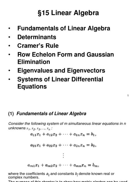 chapter 15 linear algebra pdf eigenvalues and eigenvectors matrix mathematics