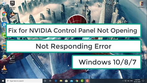 Fix Nvidia Control Panel Not Opening Windows Youtube