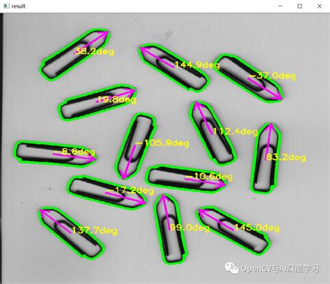 halcon实例转opencv：计算回形针方向 halcon实例转opencv 计算回形针方向实验总结实验结论及分析 csdn博客