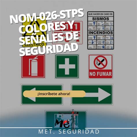 NOM 026 STPS Colores y señales de seguridad e higiene e