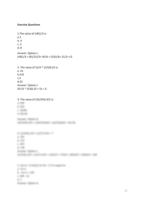 SOLUTION Indices And Surds With Examples Studypool