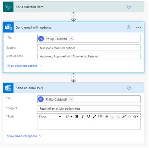 solved send email with comments randomly selecting a resp power platform community