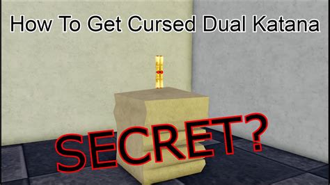 How To Get CURSED Dual Katana Blox Fruits YouTube