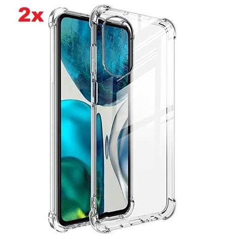 2x Capas Anti Impacto Transparente Bordas Reforçadas para Motorola