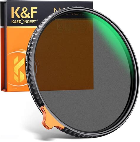 K F Concept 72mm 1 4 Black Mist Variable ND2 32 Filters Multi