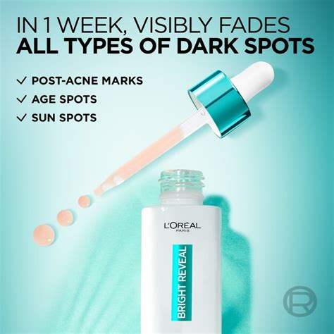 LOréal Paris Bright Reveal sérum anti taches pigmentaires notino fr