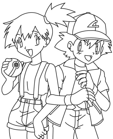 Ash Ketchum Printable Coloring Page Free Printable Coloring Pages For