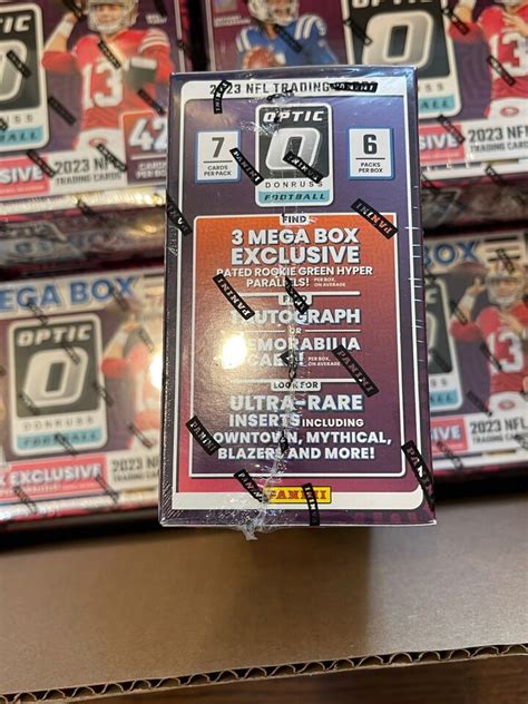 2023 Panini NFL Donruss Optics Football Trading Card Mega Box Target IN
