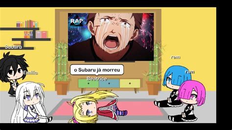 Re Zero Reagindo Ao Rap Do Subaru Apollo YouTube