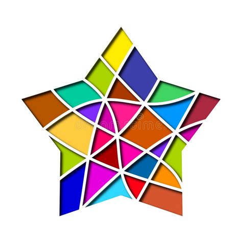 star shape random color isolated stock vector illustration of colorful isolated 144109539