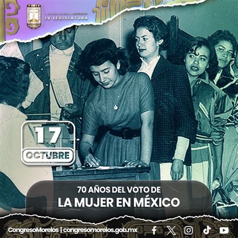 70 Años del Voto de la Mujer en México
