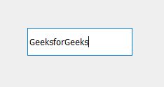 PyQt5 QLineEdit GeeksforGeeks
