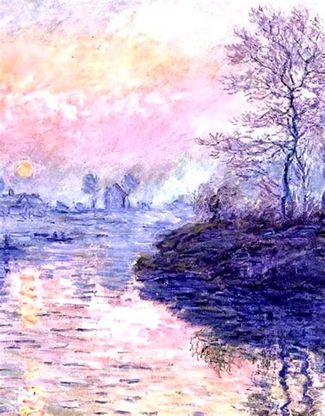 Olga Tuleninova On Twitter Claude Monet Sunset On The Seine At