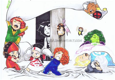 Slumber Party By Thechamba On Deviantart