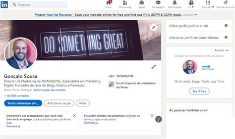 Como Criar Um Bom Perfil No Linkedin Checklist Passos
