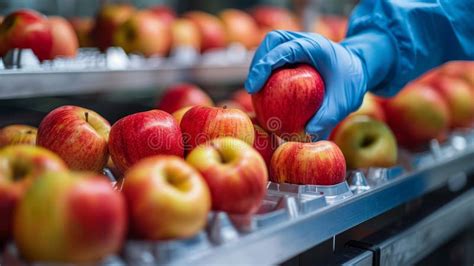 Food Safety Standards In The Food Testing Lab Apples Undergo Quality