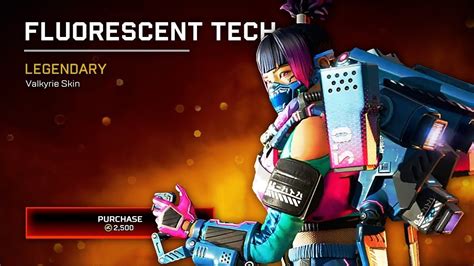 UNLOCKED This NEW Valkyrie Fluorescent Tech Skin Apex Legends